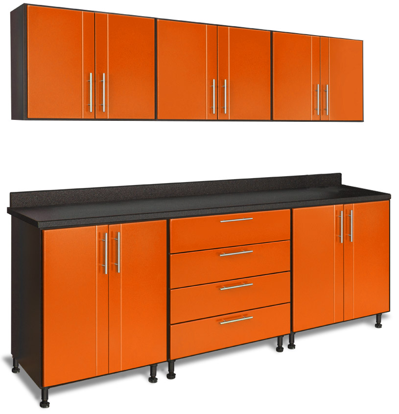 Custom Designed 8ft Garage Cabinets - GarageStorageCabinets.com